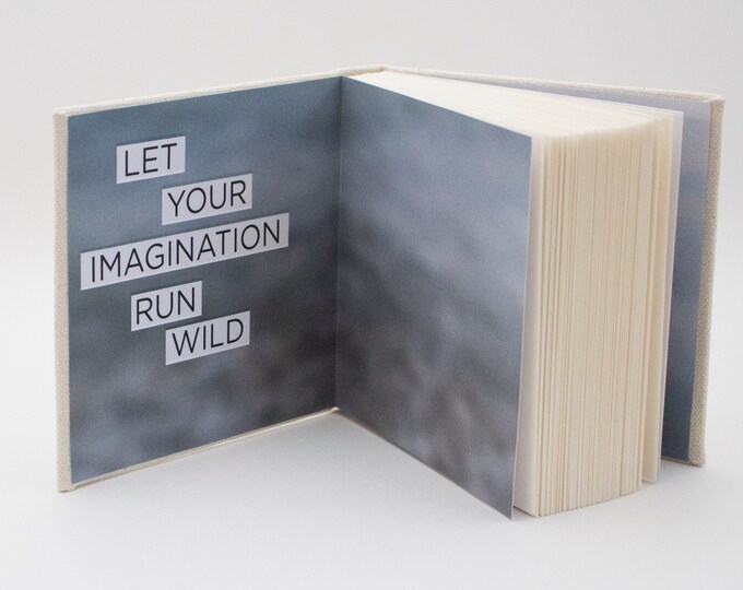 Canvas Sketchbook Casebound Book Art Journal Hardcover Square - Etsy