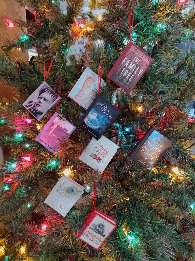 Personalized Mini Book Ornament Custom Miniature Book - Etsy