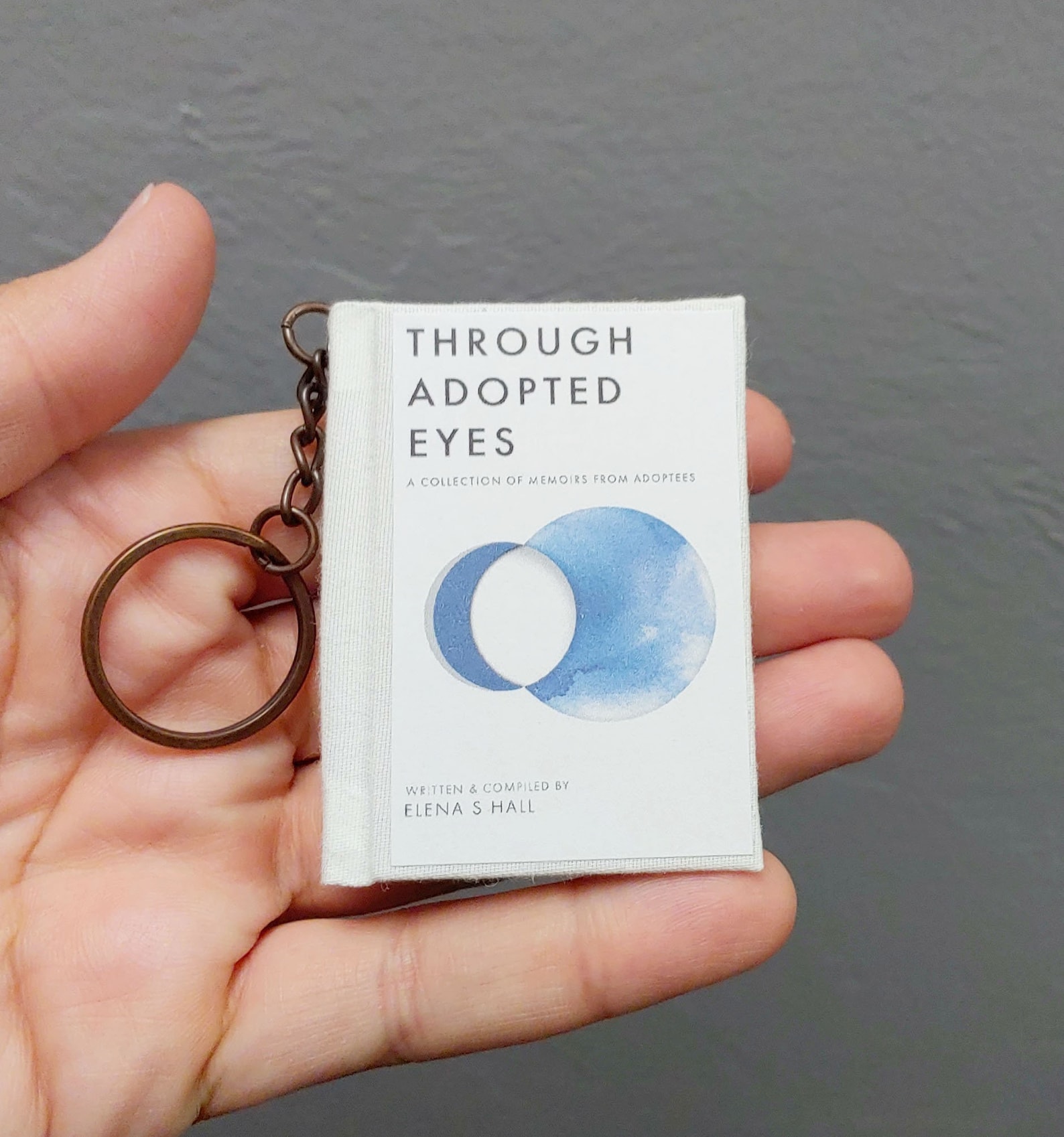 Personalized Mini Book Key Chain Custom Miniature Book - Etsy