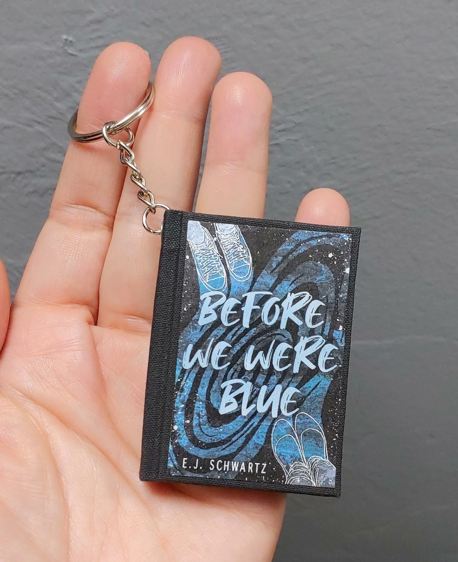 Personalized Mini Book Key Chain Custom Miniature Book - Etsy