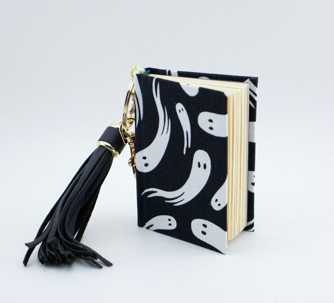 Ghost Key Chain Book Glow in the Dark Notebook Stationery Handmade - Etsy