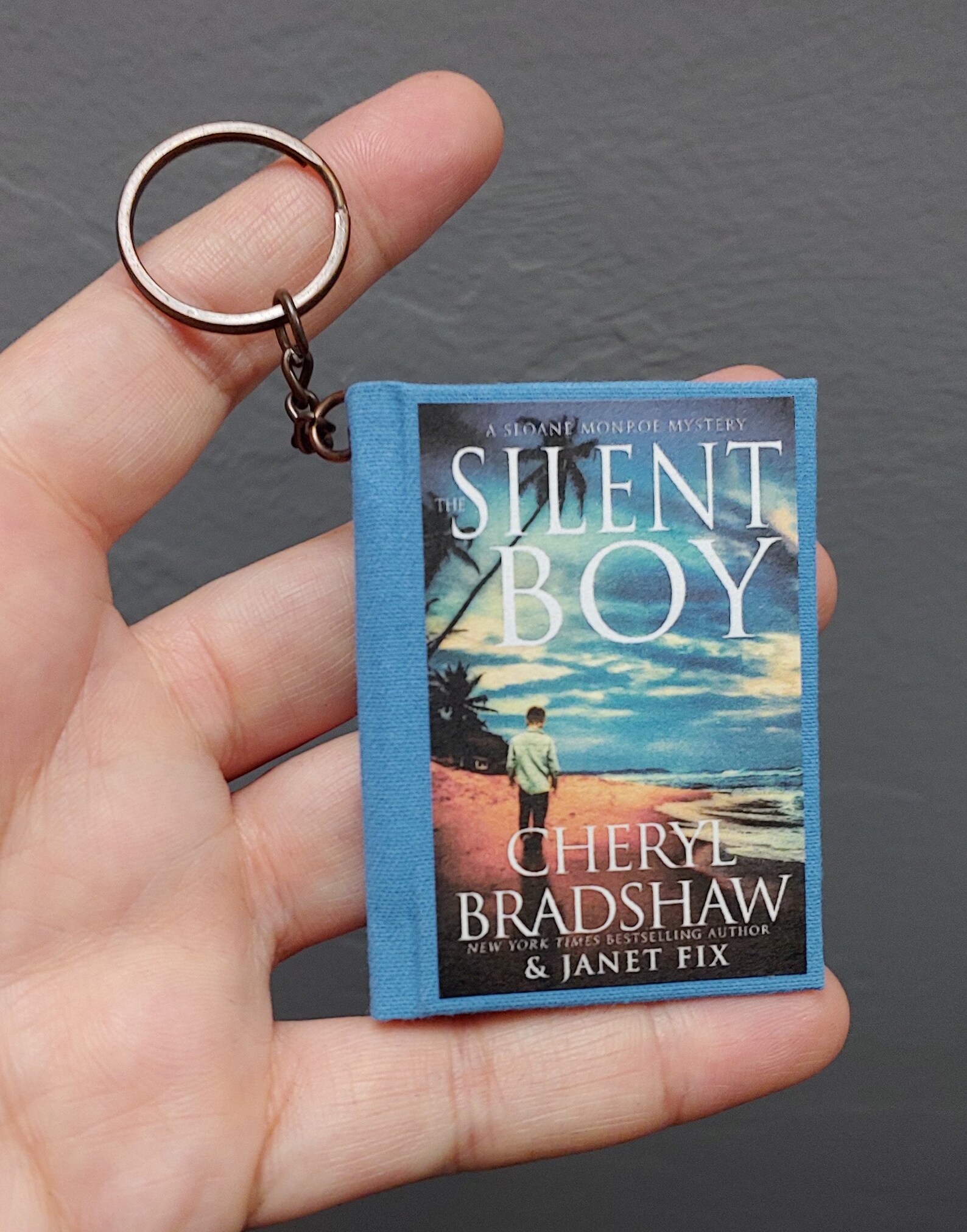 Personalized Mini Book Key Chain Custom Miniature Book - Etsy