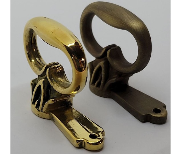 1 1/2" Mock Key Pull Mock Mock Key Knob Antique Mock Key False Key Knob ...