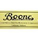 BOONE Brass Name Plate Cabinet Label Badge Hoosier Sellers Antique ...