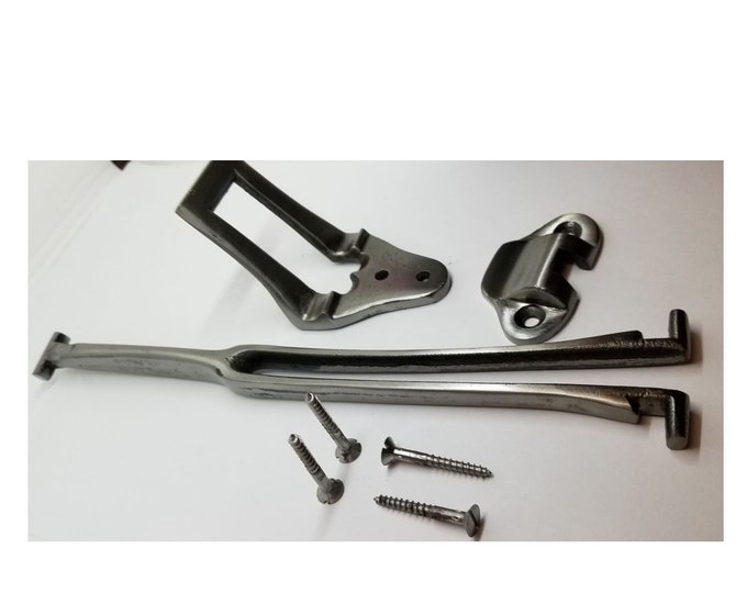 Iron Drop Leaf Table Support 3 PIECE SET Pleukharp Fork Bar Hook Table ...