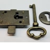 Trunk Lock Key t-46k T46 3815 3835 Trunk Chest Steamer Vintage Antique ...