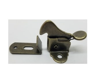 Antique Brass Cabinet Latch | Etsy