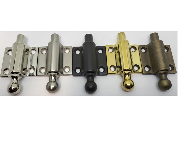 Window Sash Ventilating Bolt Latch Vent Lock Air 3 Strike Plates ...