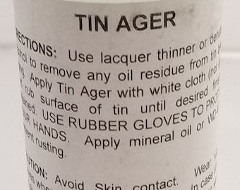 8oz. ounce Brass Ager Darkening Solution Antique Vintage | Etsy