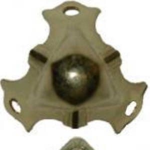 Brass Plated Trunk Corner Steamer Chest Cap Cover Box Antique Vintage ...