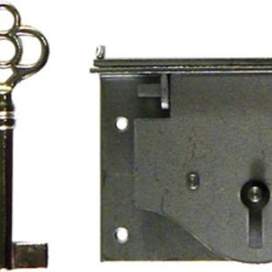 Half Mortise Chest Lid Lock Skeleton Key Trunk Cabinet Desk Drawer ...
