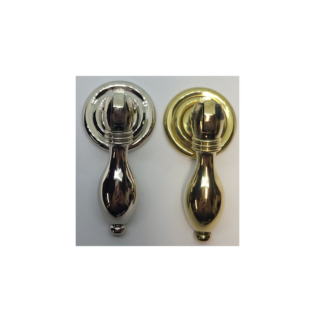 Solid Brass Queen Ann Colonial Revival American Single Post Teardrop ...