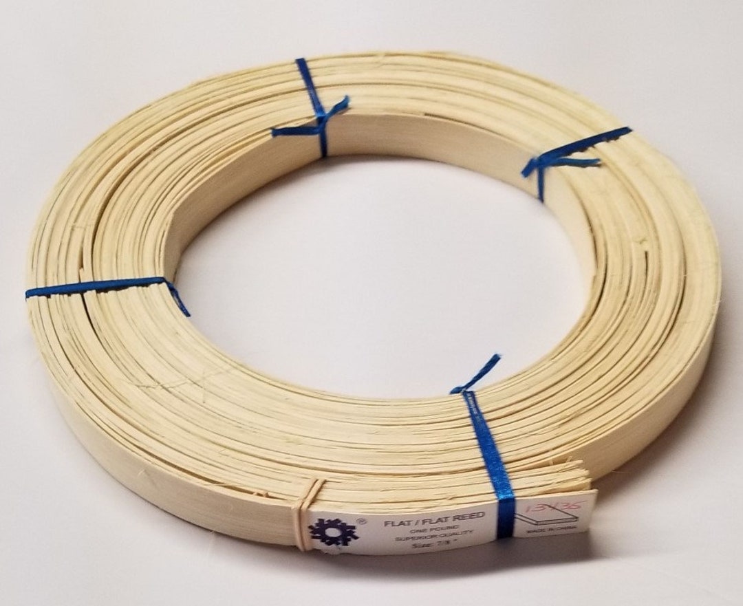 FLAT REED 1" SPLINT 80' Foot Coil Basket Seat Chair Cane Spline Weave ...