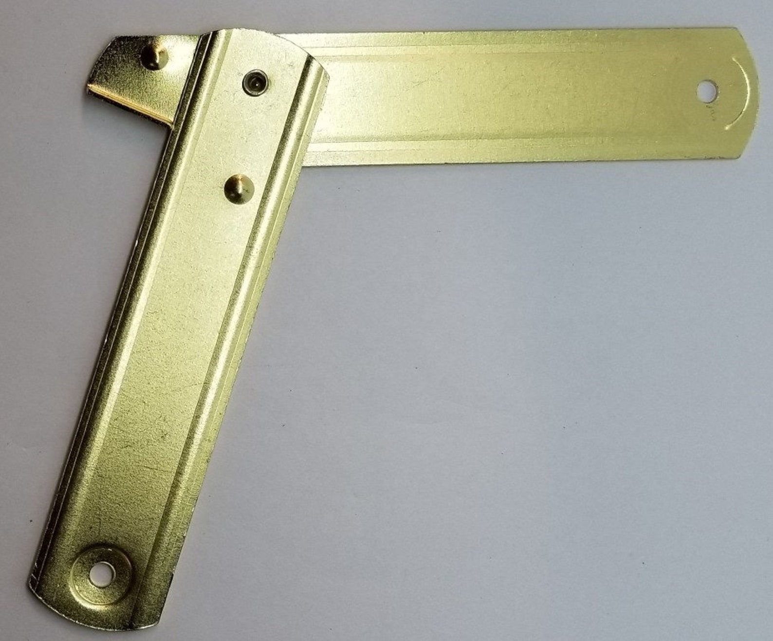 LARGE BRASS Plated Trunk Lid Stay Chest Steamer Antique - Etsy