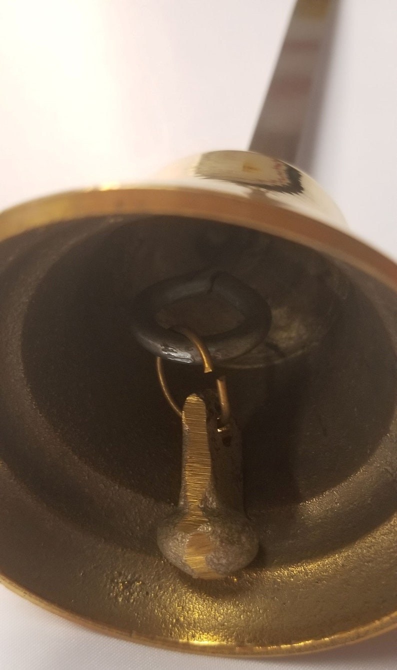 CAST BRASS Shopkeeper's Door Bell hanging alert fancy | Etsy