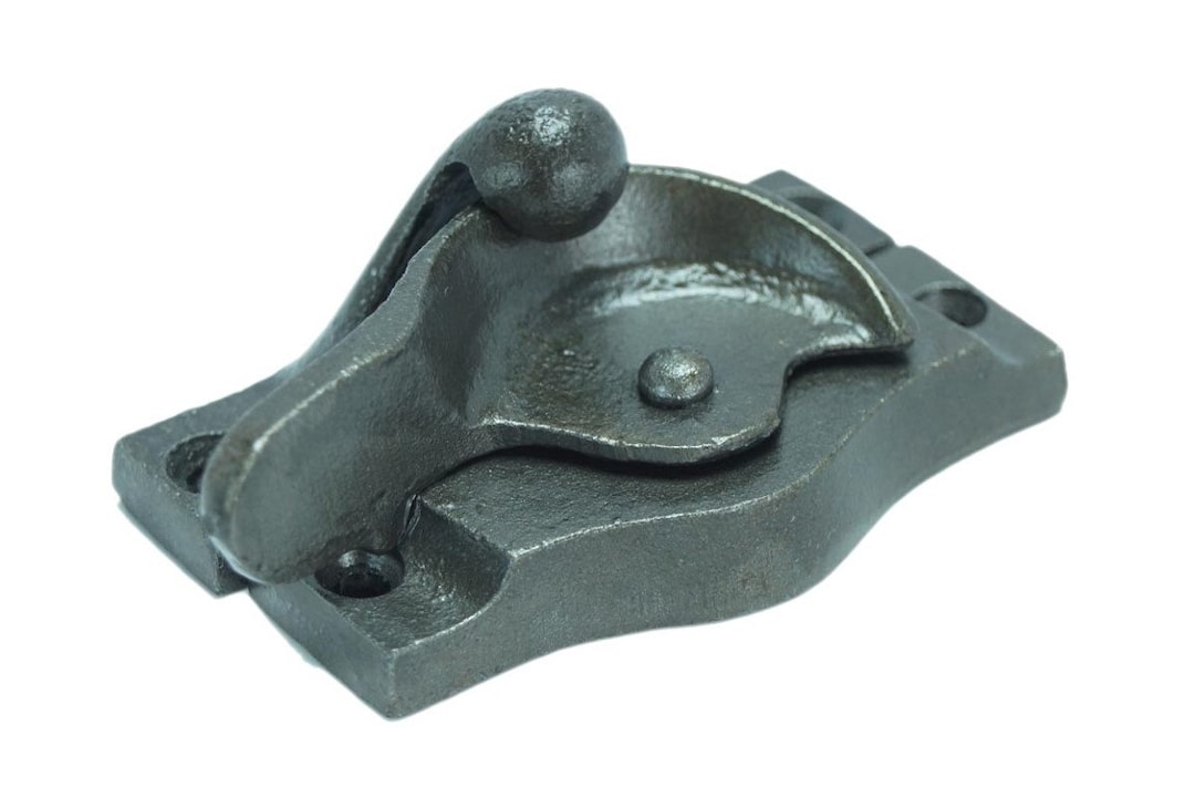 CAST IRON PLAIN Window Sash Lock Latch Catch Rustic Antique Old Vintage ...
