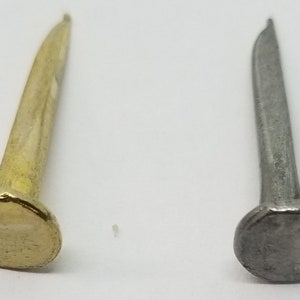 Steel Trunk Nails 3/4" Long - (1/4 LB Bag) Chest Steamer Antique ...