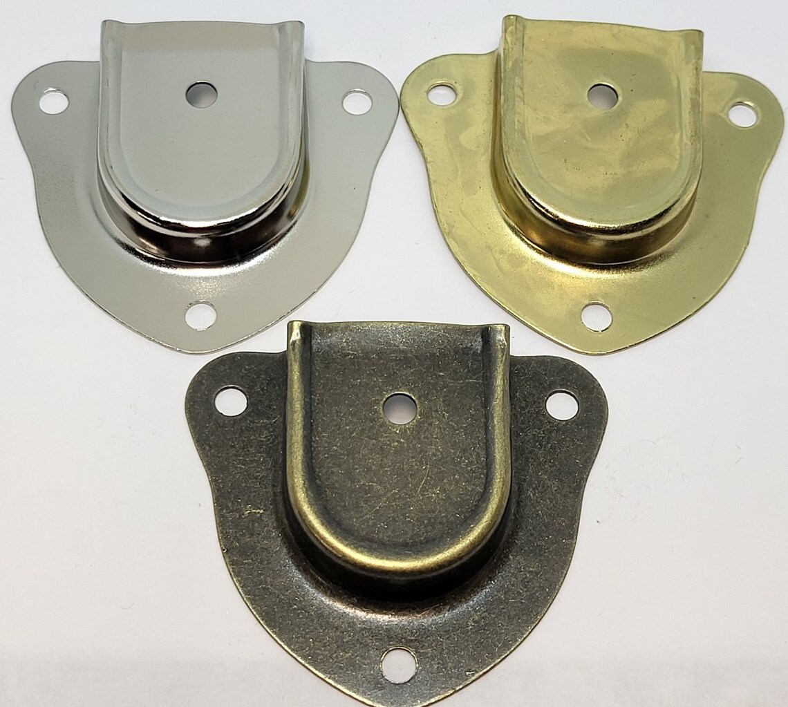 Leather Handle Steel Loop End Cap Trunk Chest Cover Brass - Etsy