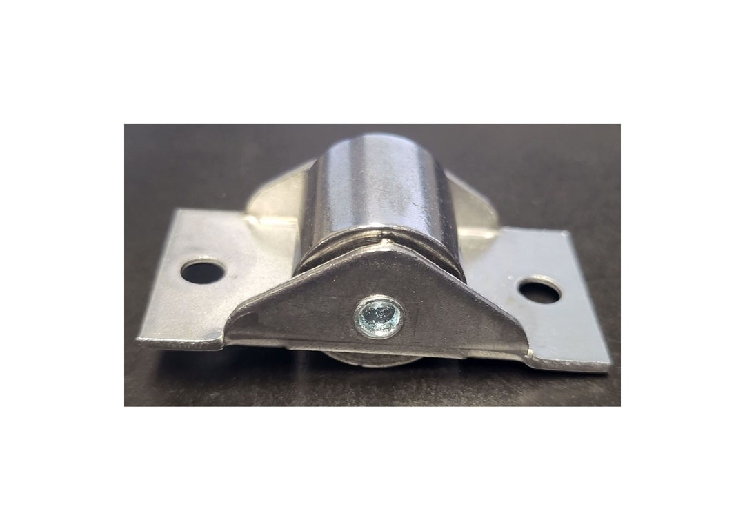 Large Trunk Roller Chest Heavy Duty Steamer Antique Vintage Metal Steel ...