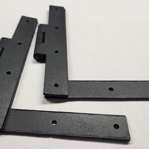 3, 4 & 7 Inch PAIR HL Hinges Cast Iron Antique Vintage Rustic Retro Old ...