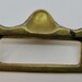 Solid Brass File Cabinet Card Holder Pull Label Tag Antique Vintage ...