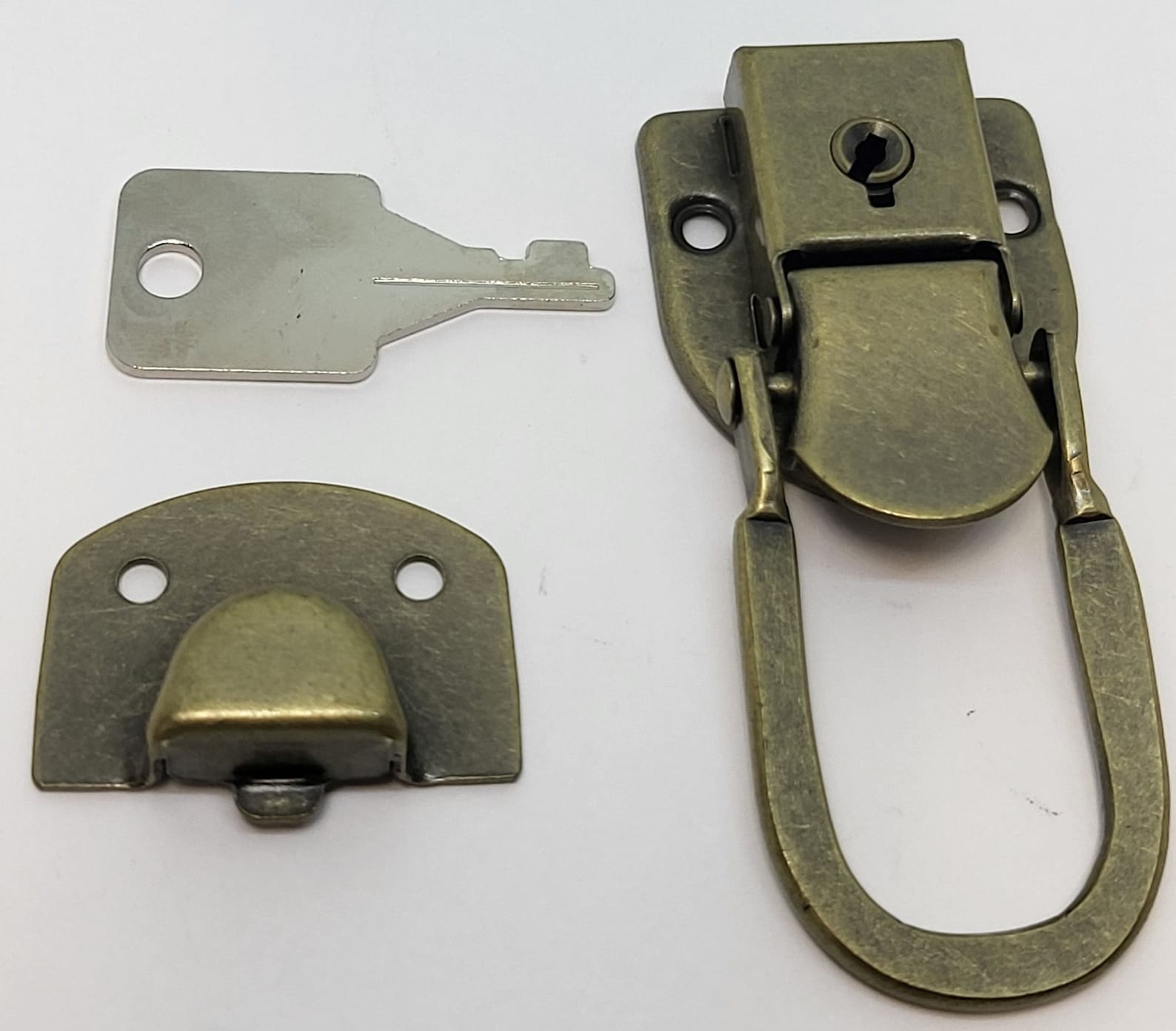 2-3/4 LOCKING Trunk Chest Briefcase Drawbolts Brass - Etsy