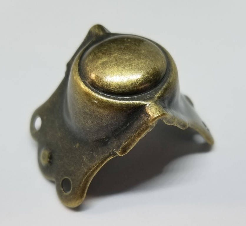 Antique Brass Plated Stamped Steel Trunk Knee Clamp Chest | Etsy