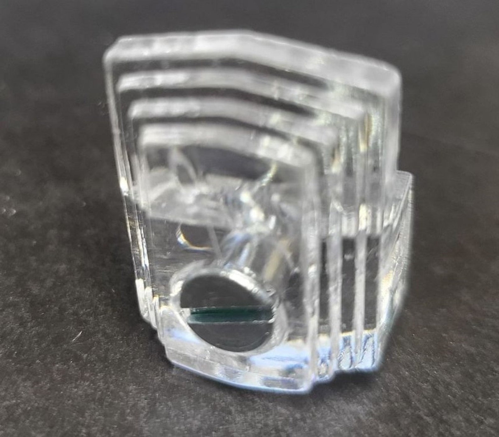 4 Pack or 50 Pack - Clear Plastic Mirror Mount Clips Glass Picture ...