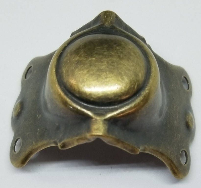 Antique Brass Plated Stamped Steel Trunk Knee Clamp Chest | Etsy