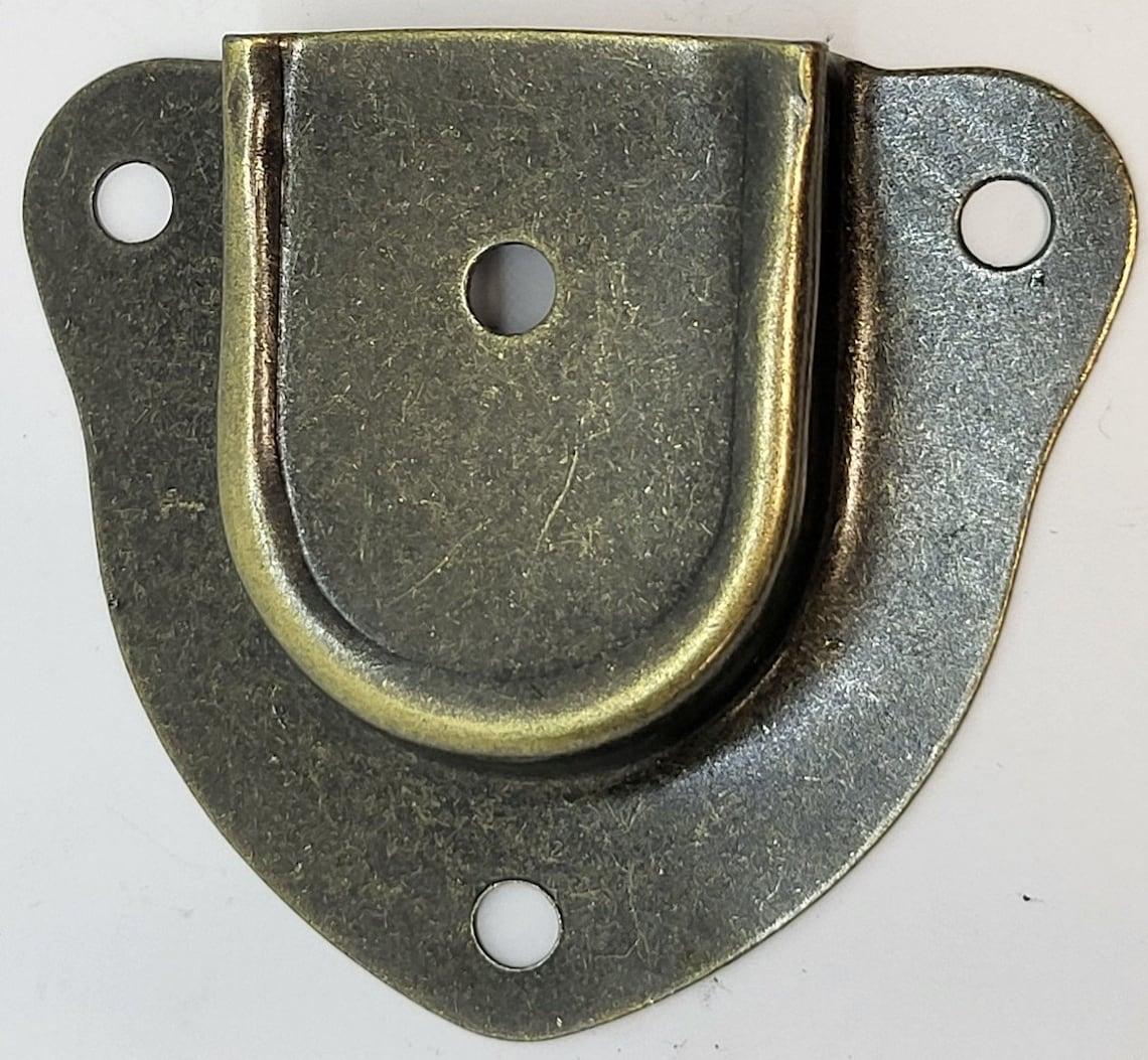 Leather Handle Steel Loop End Cap Trunk Chest Cover Brass - Etsy