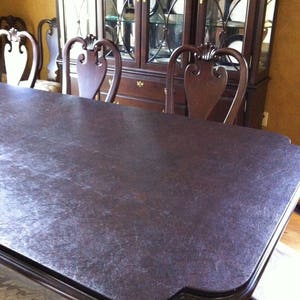 Custom Made Table Pads ( No Leaves) Kitchen Dining Table Coffee Buffet ...