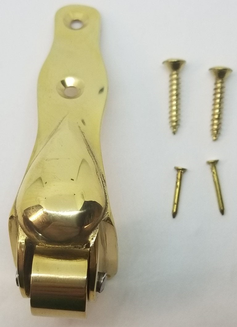 Solid Cast Brass Trunk Roller Caster Wheel Chest Steamer | Etsy