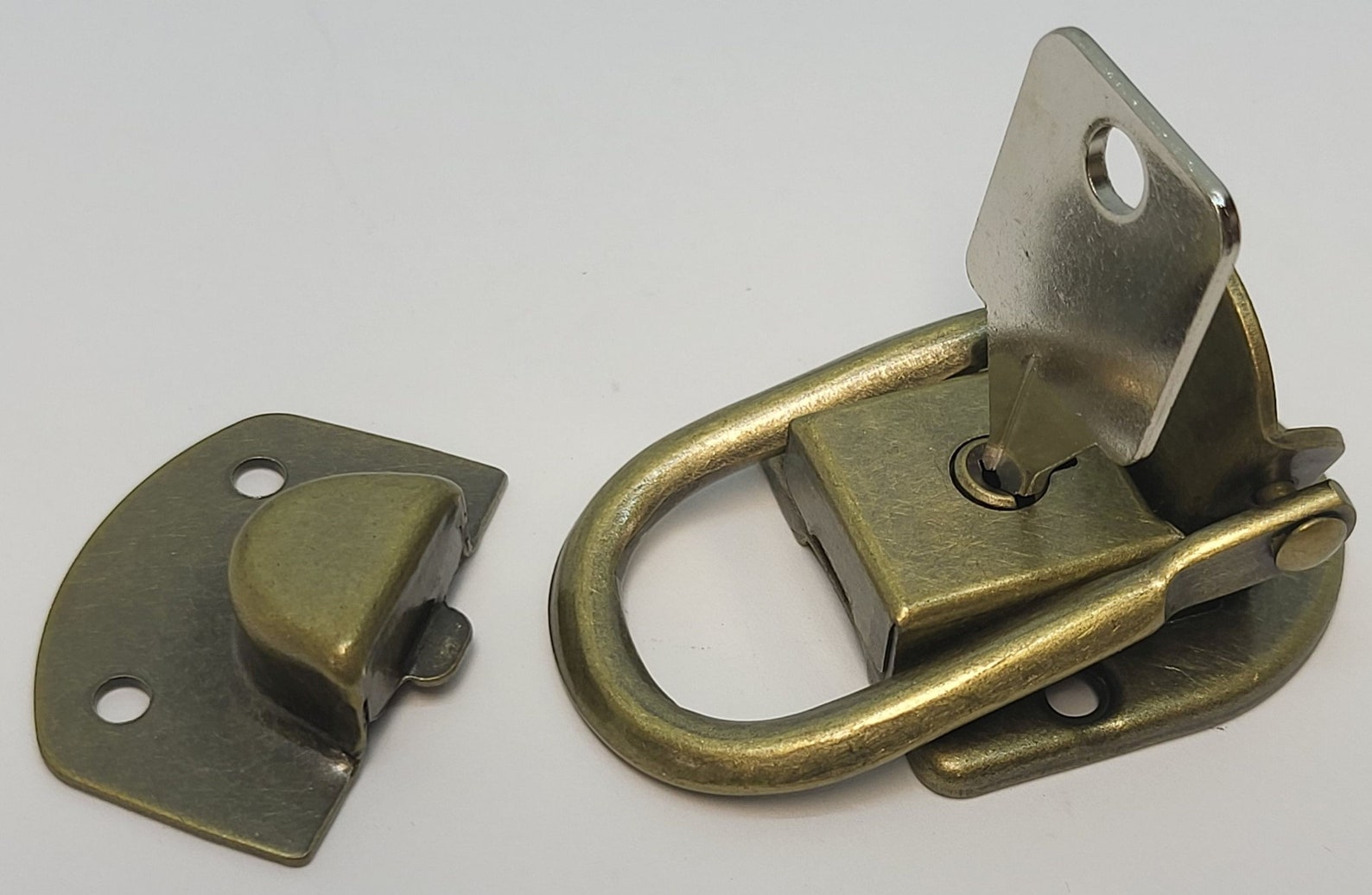 2-3/4 LOCKING Trunk Chest Briefcase Drawbolts Brass - Etsy