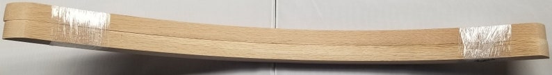 Pair (2) 1-3/4" Wide Steam Bent Red Oak Rocking Chair Rocker Runners ...