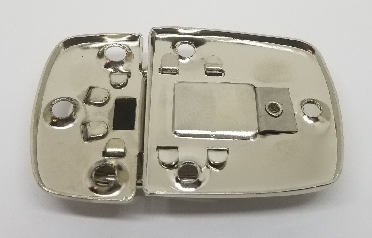 Nickel Plated Drawbolt Trunk Chest Steamer Antique Vintage Old | Etsy