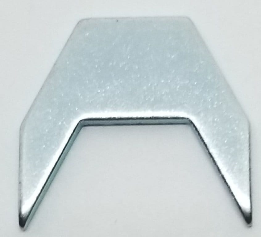 50 (count) - 2 Prong Zinc Steel Drawer Stops Oak Wood Cabinet Point ...