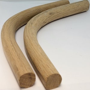Pair 2 Unfinished Bent Oak Chair Bracing Hip Hugger Brackets - Etsy