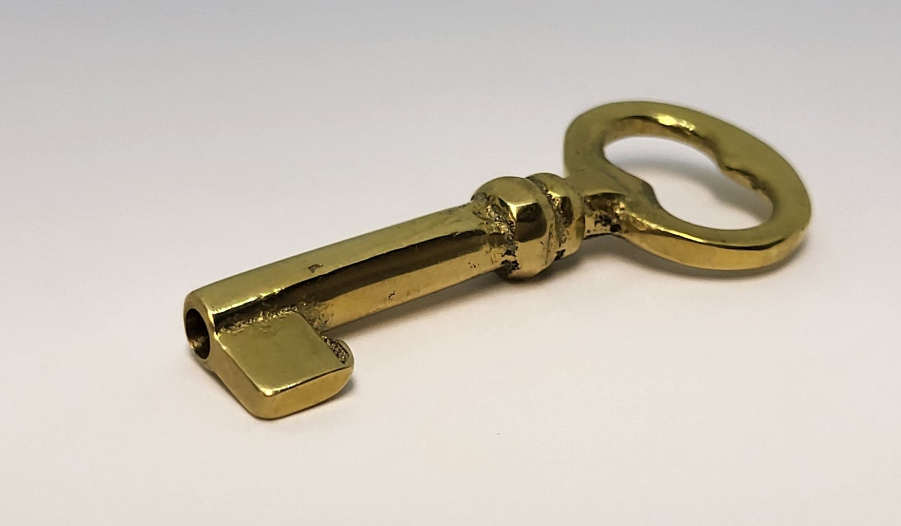 Small Cast Brass Key Polished Skeleton Antique Retro Desk - Etsy