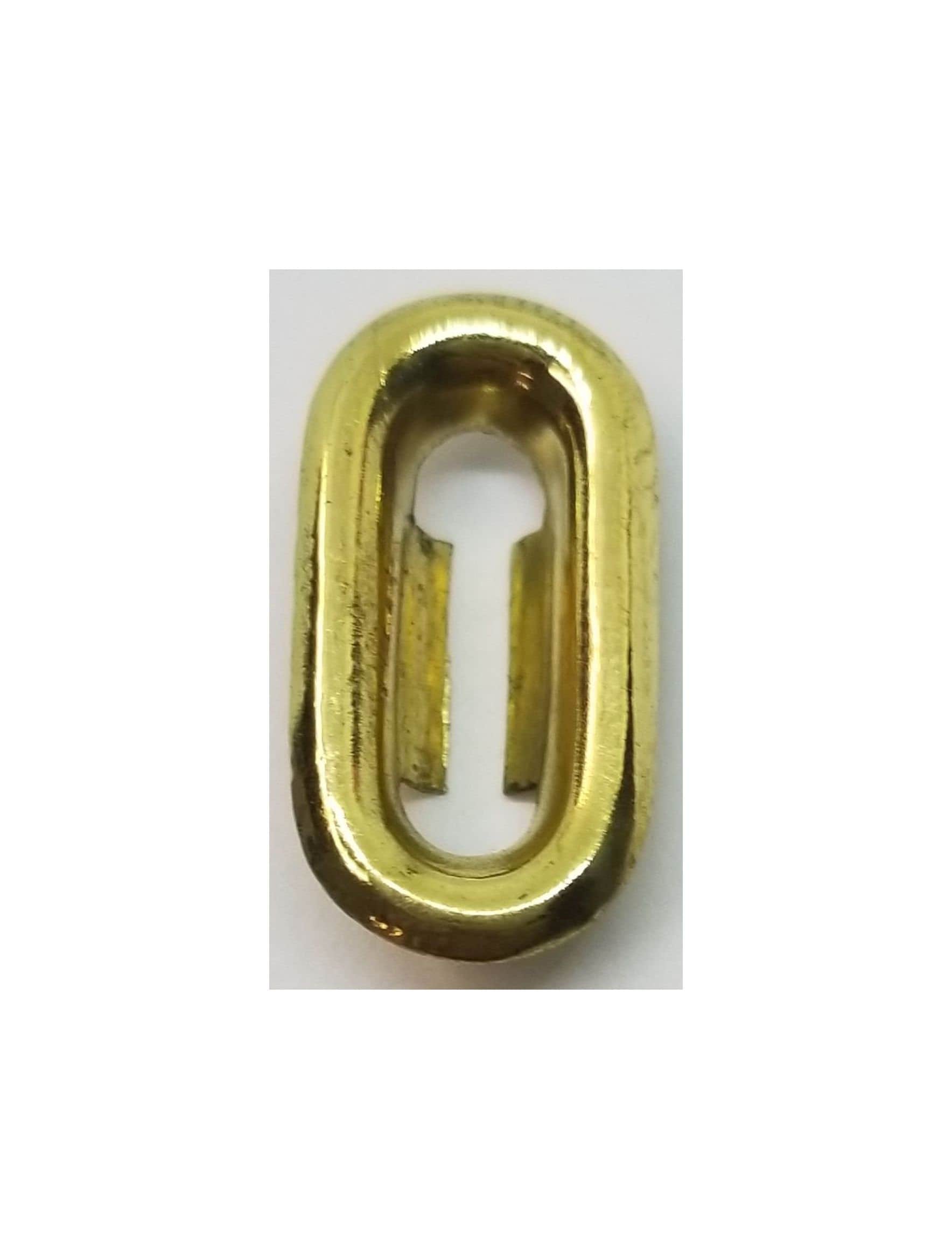 Stamped Brass Oval Keyhole Insert Key Hole Antique Vintage | Etsy