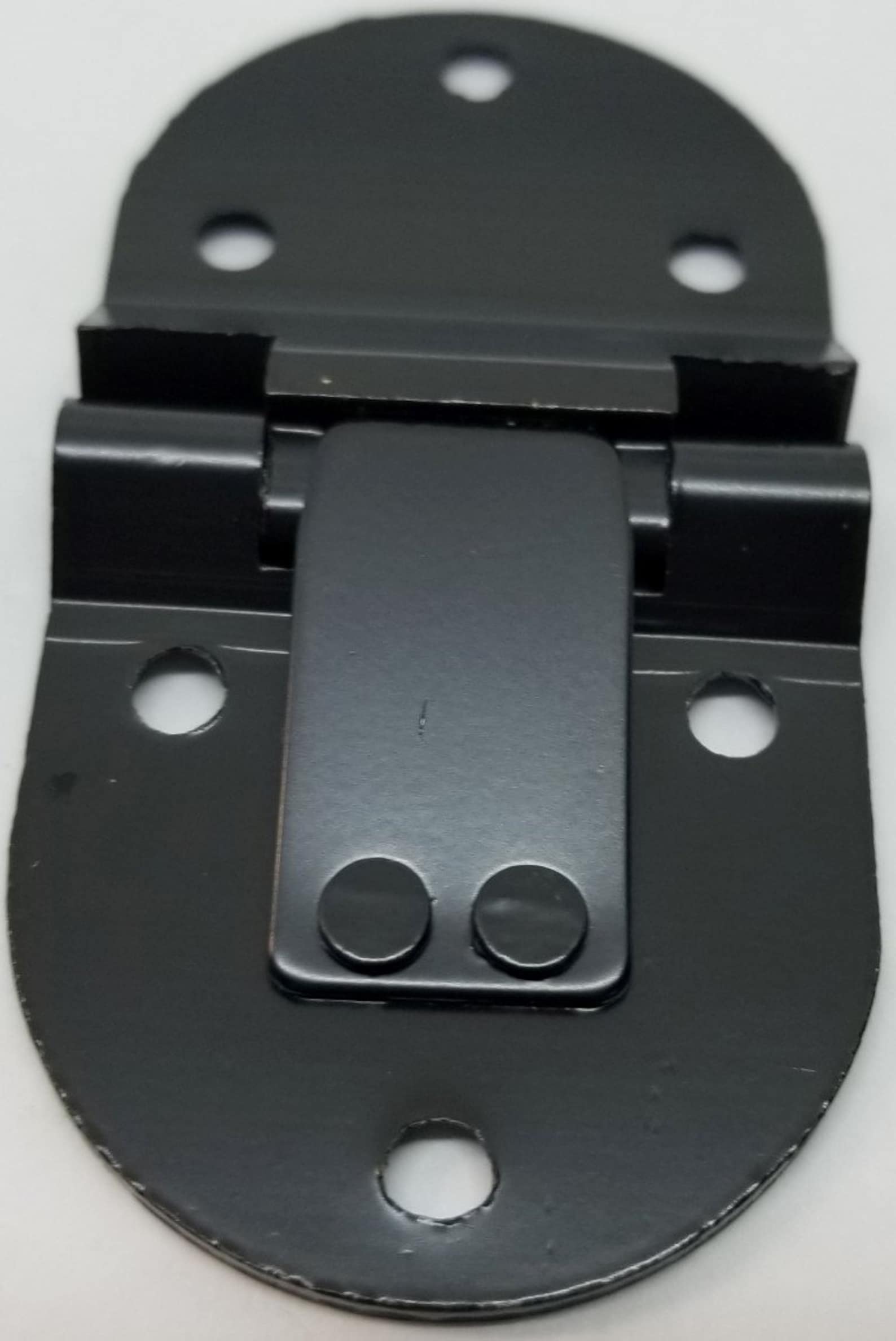 Black English Butler Tray Leaf Hinge With Round Ends Oval 90 Degree ...