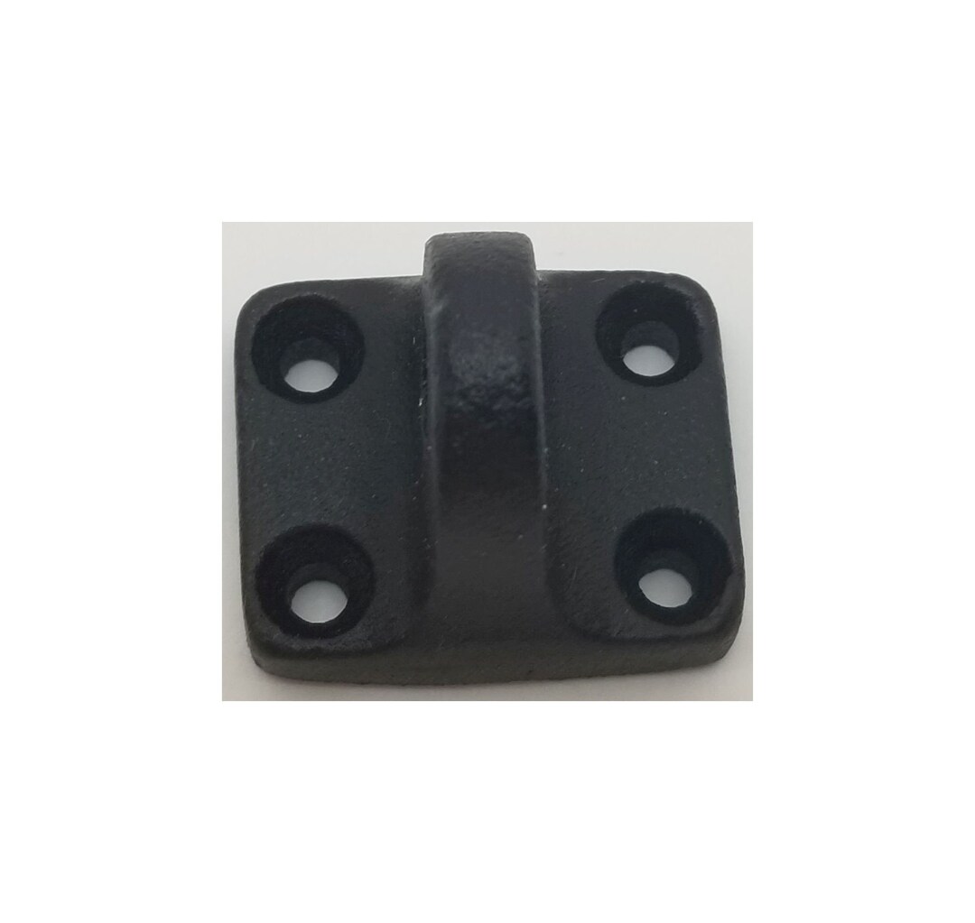 EXTRA EYE With Screws - Eye & Hook Cast Iron Locks Black Powder Coated ...