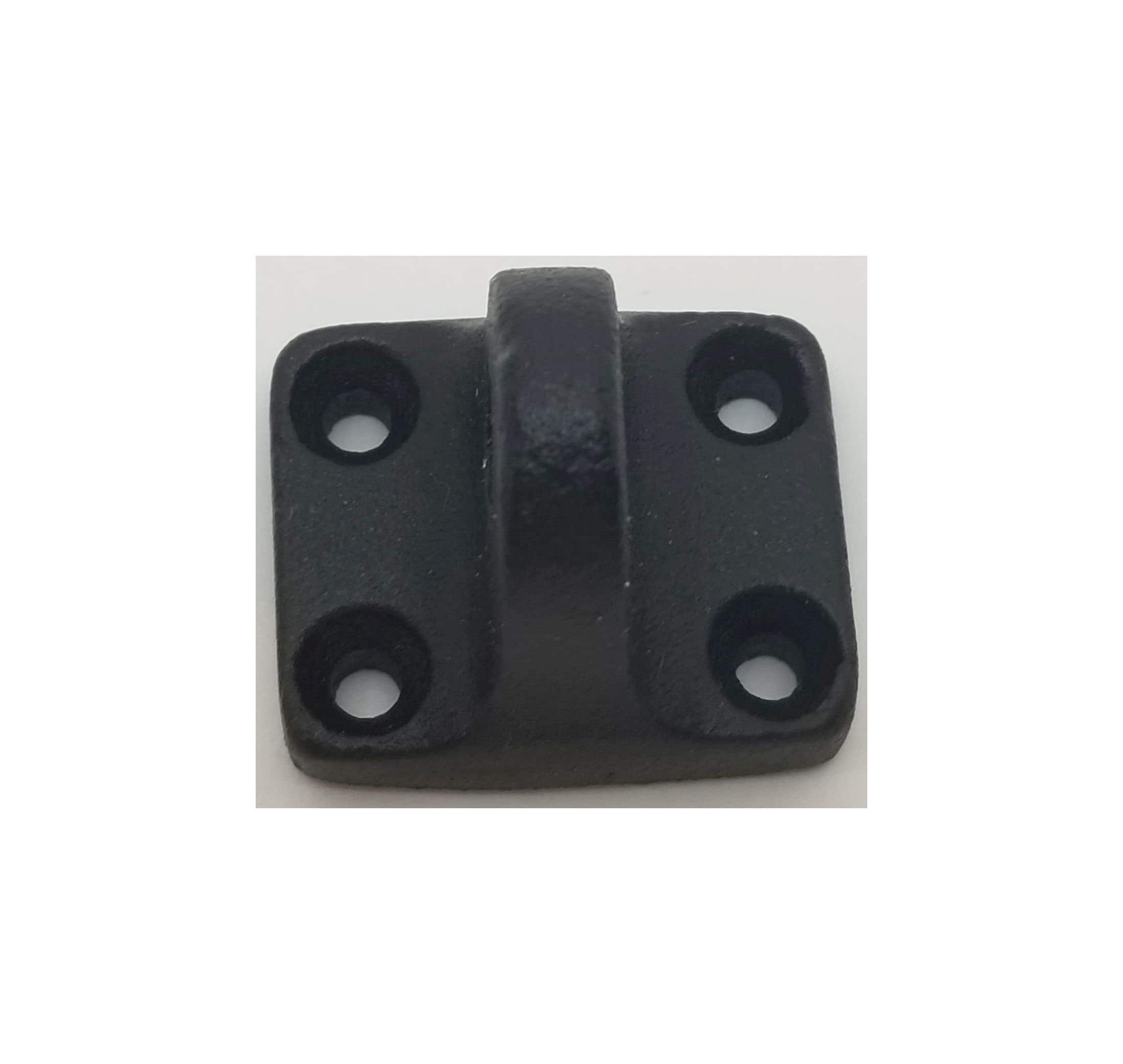 EXTRA EYE With Screws - Eye & Hook Cast Iron Locks Black Powder Coated ...