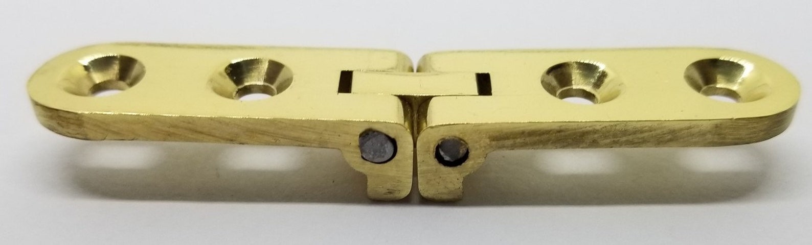 Solid Brass Flip Top Table Hinge 180 Degree FLUSH Small Butler Tray ...