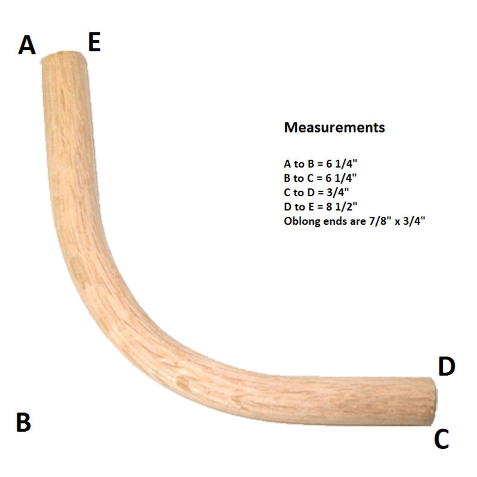 Pair 2 Unfinished Bent Oak Chair Bracing Hip Hugger Brackets - Etsy