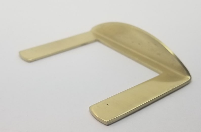 3 PIECE ENGLISH Brass Table Keeper Fork Traditional English Slide ...