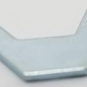 50 (count) - 2 Prong Zinc Steel Drawer Stops Oak Wood Cabinet Point ...