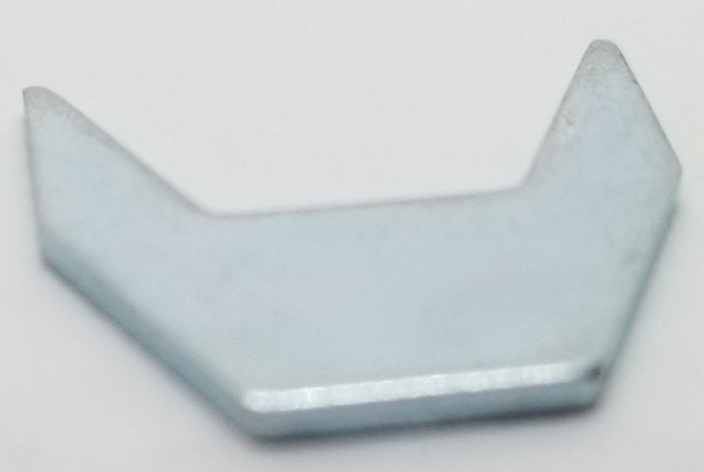 50 (count) - 2 Prong Zinc Steel Drawer Stops Oak Wood Cabinet Point ...