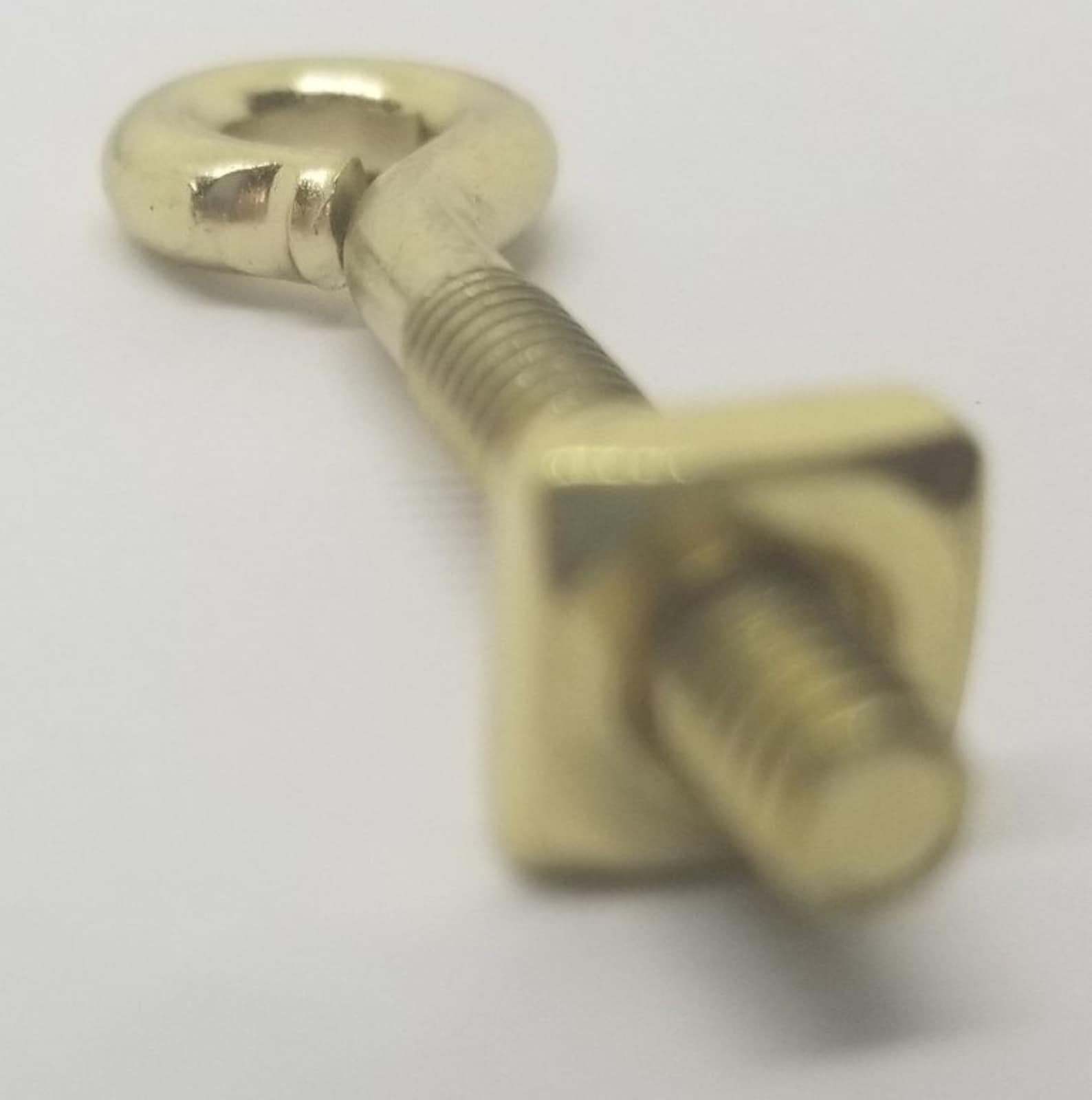 POLISHED BRASS Eyebolt Eyelet Post for Bail Pull Handle Drop Hook Hole ...