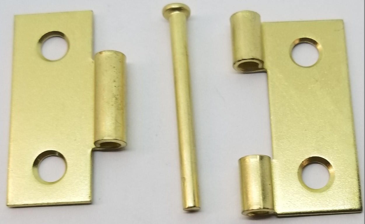 Brass Plated Steel Loose Pin Cabinet Hinge Removable Pin Swap - Etsy