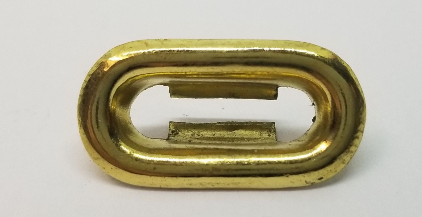Stamped Brass Oval Keyhole Insert Key Hole Antique Vintage | Etsy